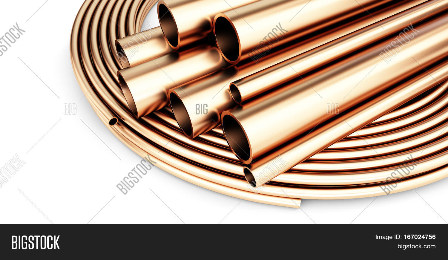 Set Copper Pipes Image & Photo (Free Trial) | Bigstock