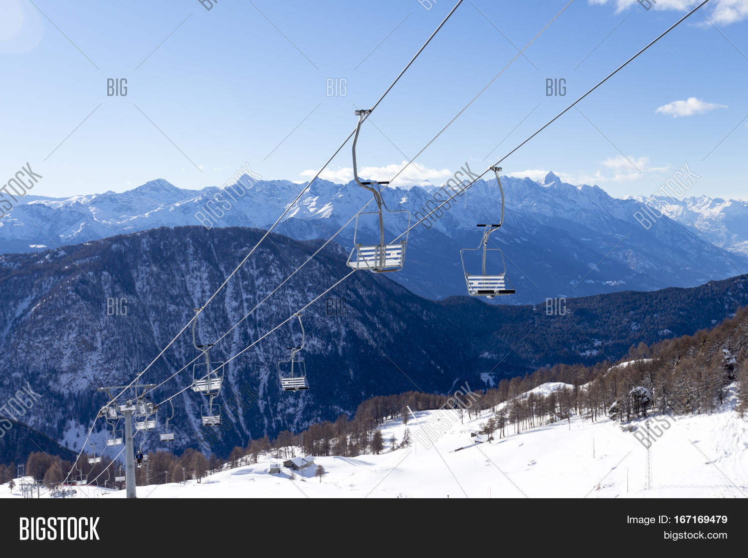 Ski Resort Track Ski Image & Photo (Free Trial) | Bigstock