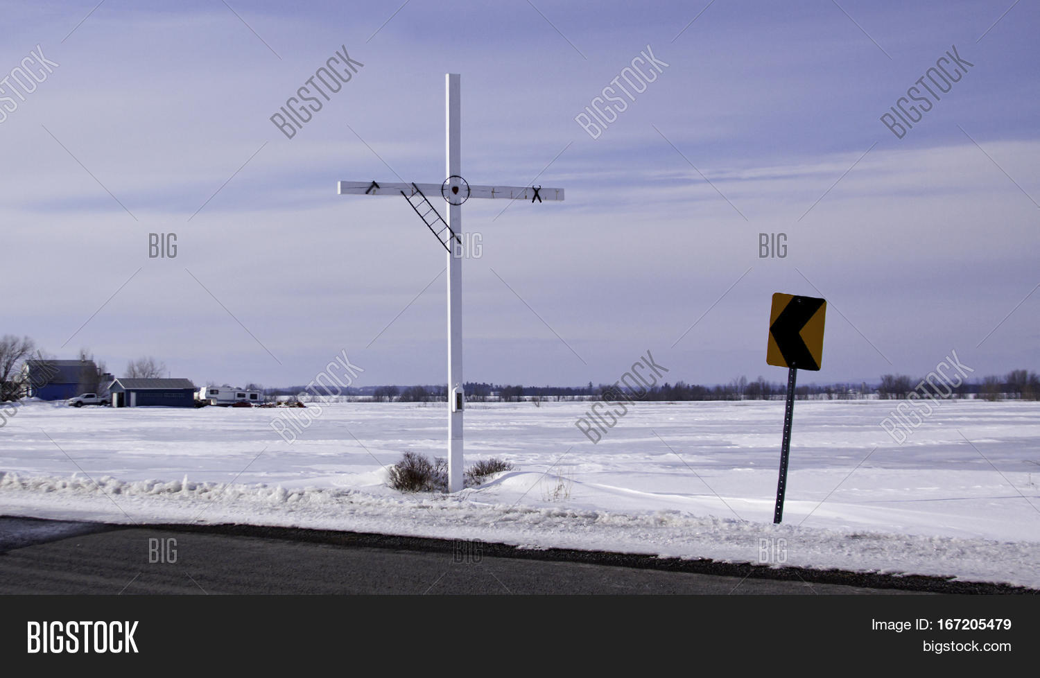 White Cross On Side Image & Photo (Free Trial) | Bigstock