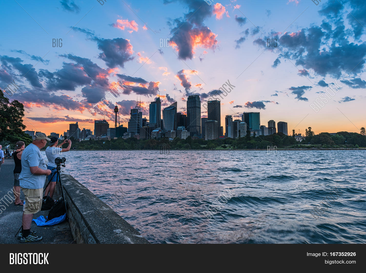 Sunset On Sydney City Image & Photo (Free Trial) | Bigstock