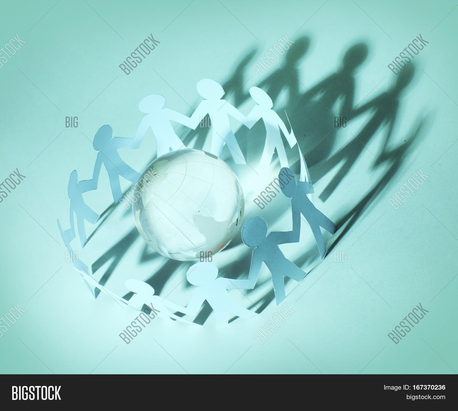 Paper People Standing Image & Photo (Free Trial) | Bigstock