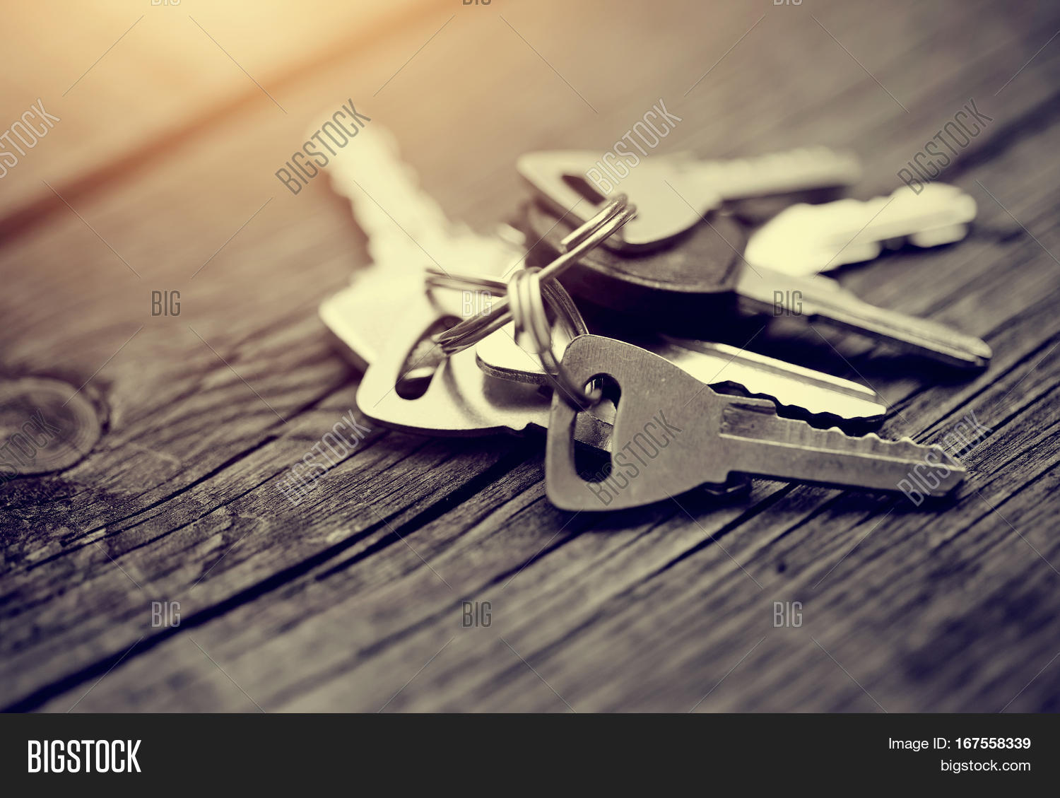 Bunch Keys Lies On Image & Photo (Free Trial) | Bigstock
