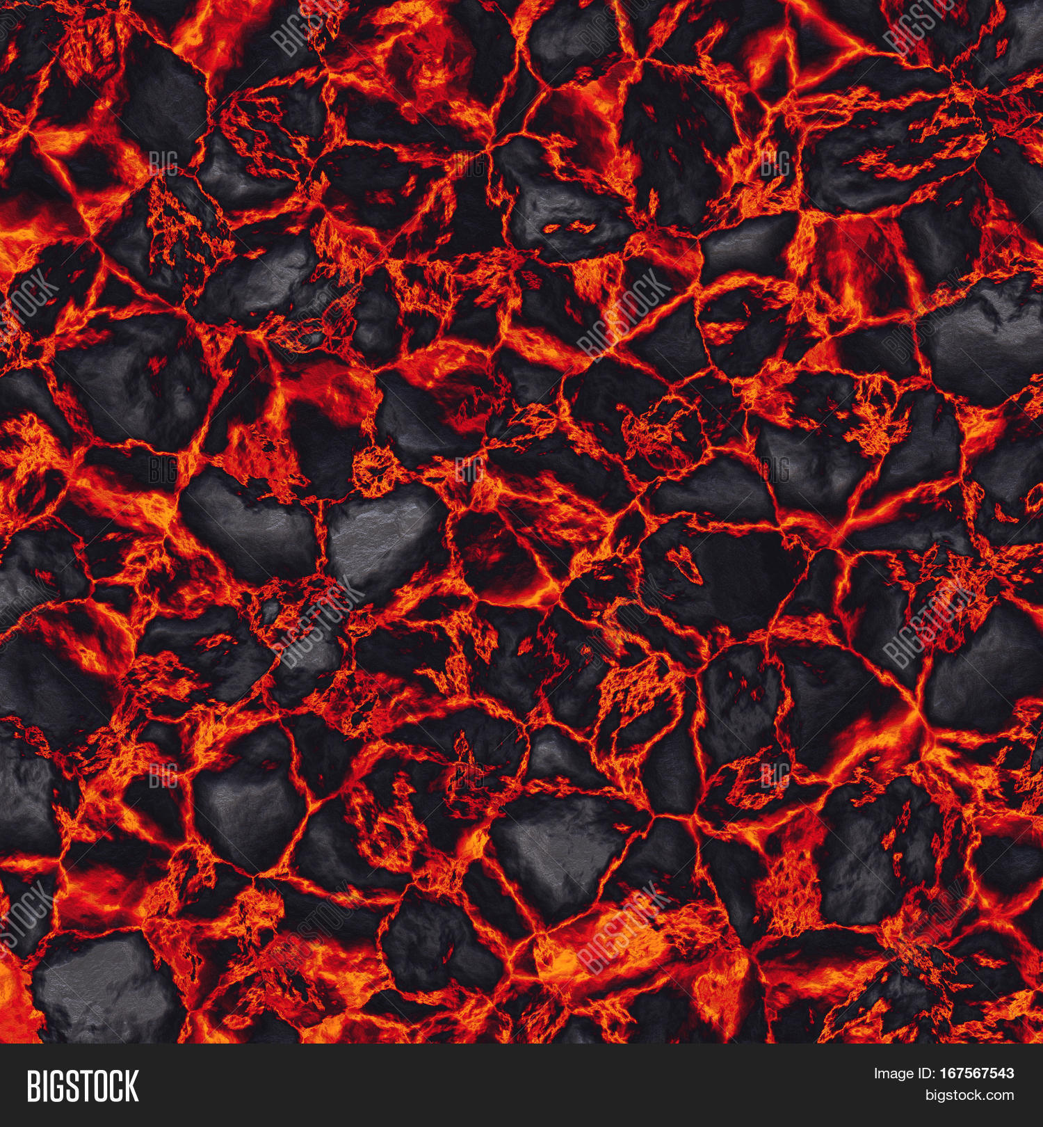 Stream Fiery Lava Image & Photo (Free Trial) | Bigstock