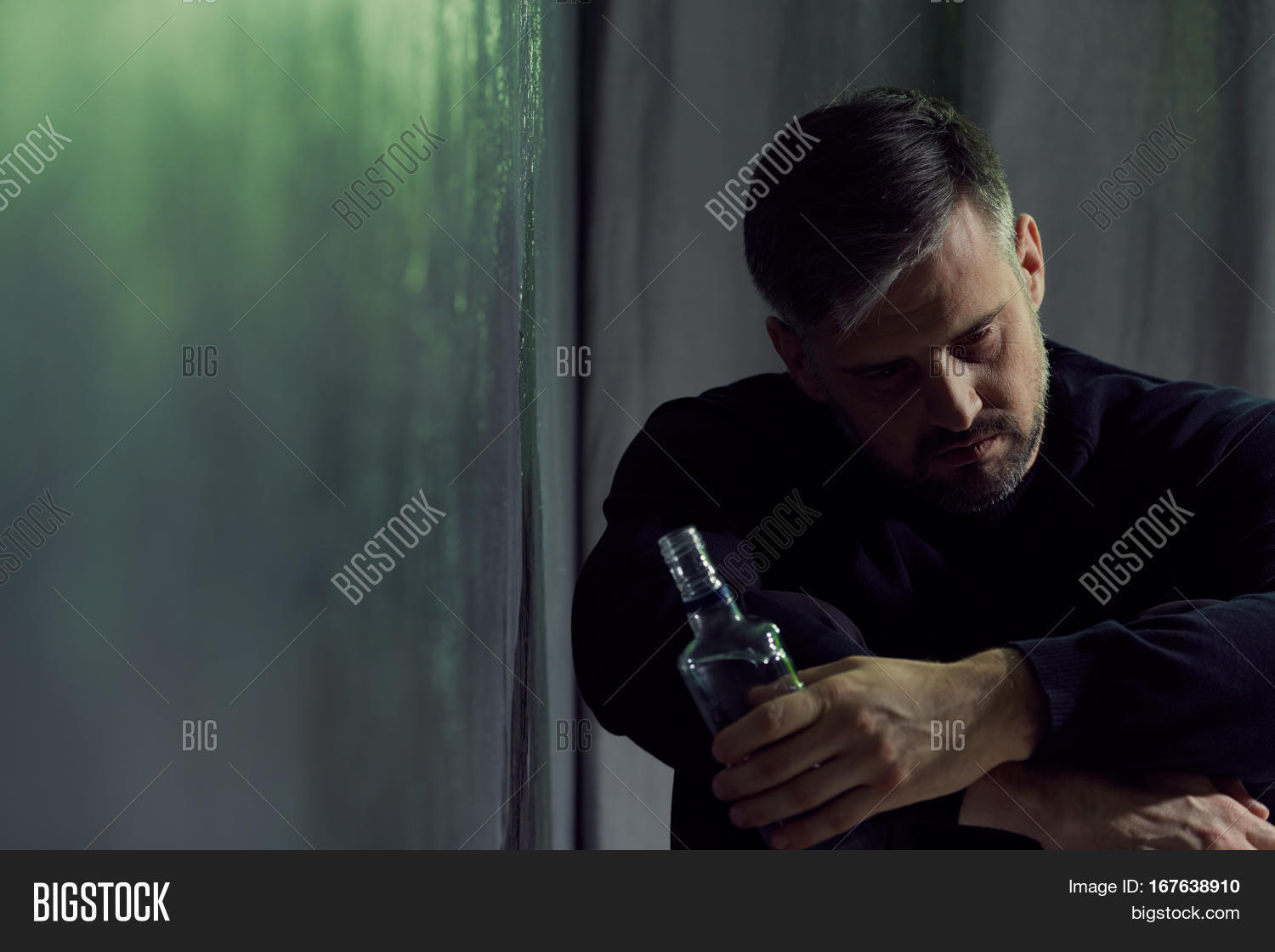 Alcohol Addicted Man Image & Photo (Free Trial) | Bigstock