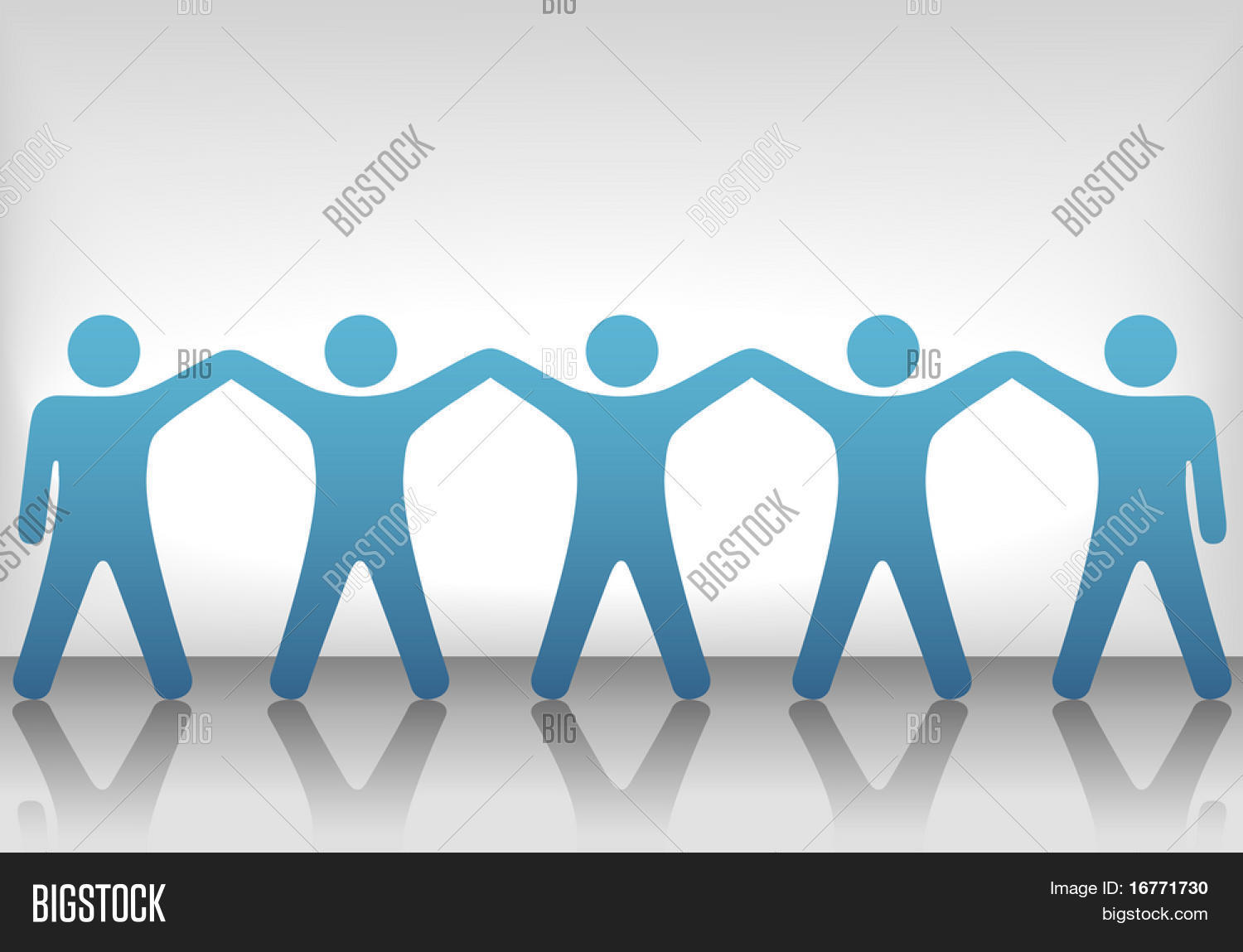Team Group Five Vector & Photo (Free Trial) | Bigstock