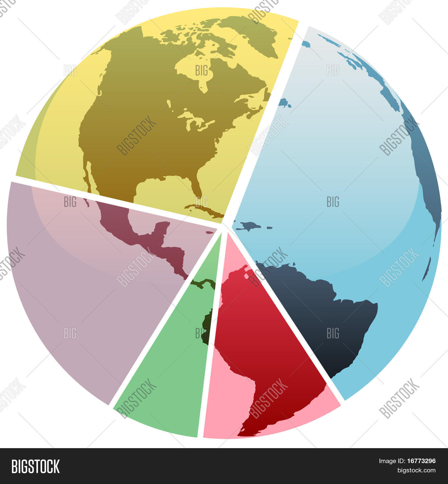 Earth Graph Divided Vector & Photo (Free Trial) | Bigstock