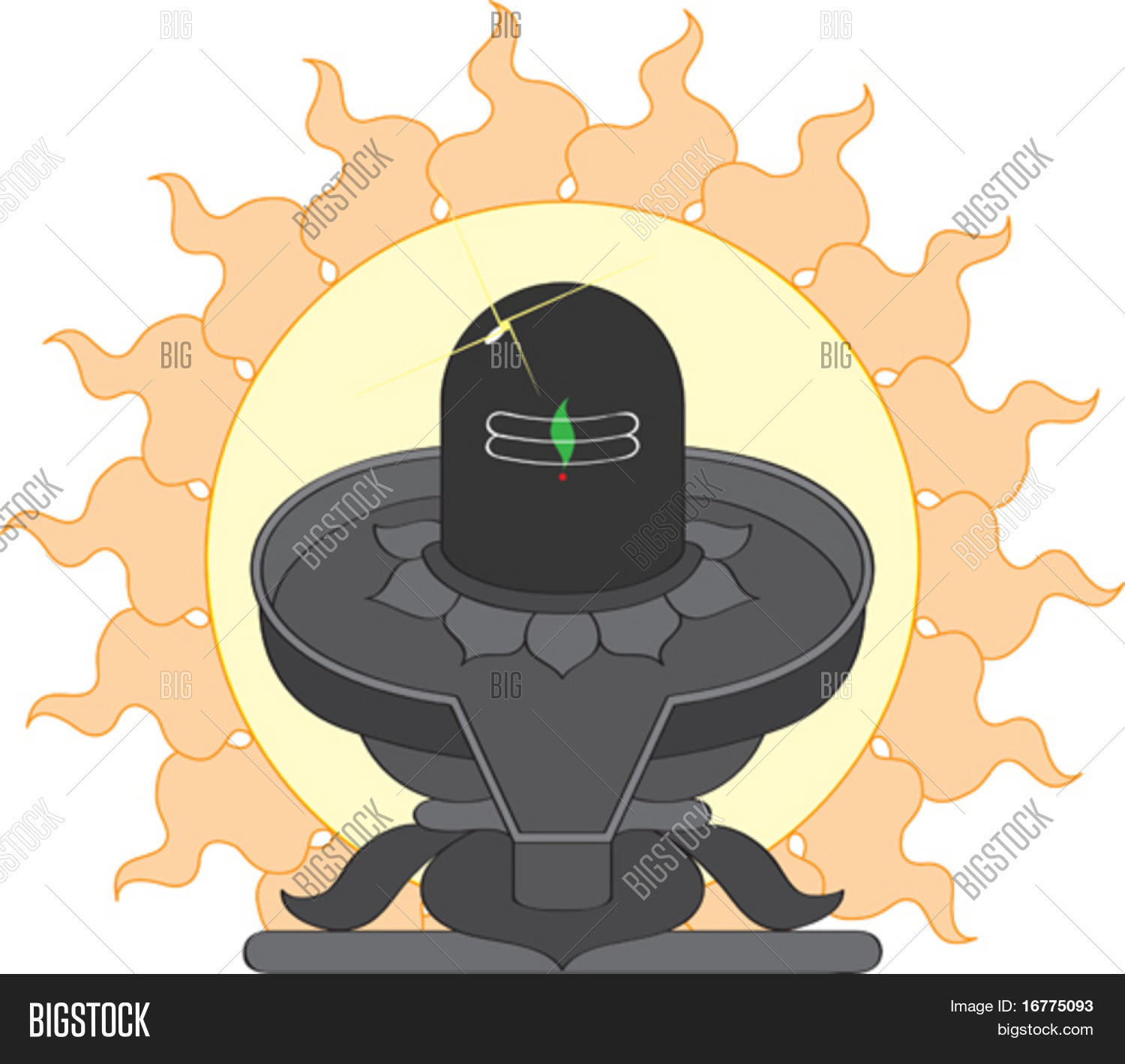 Shivling Holy Symbol Vector & Photo (Free Trial) | Bigstock
