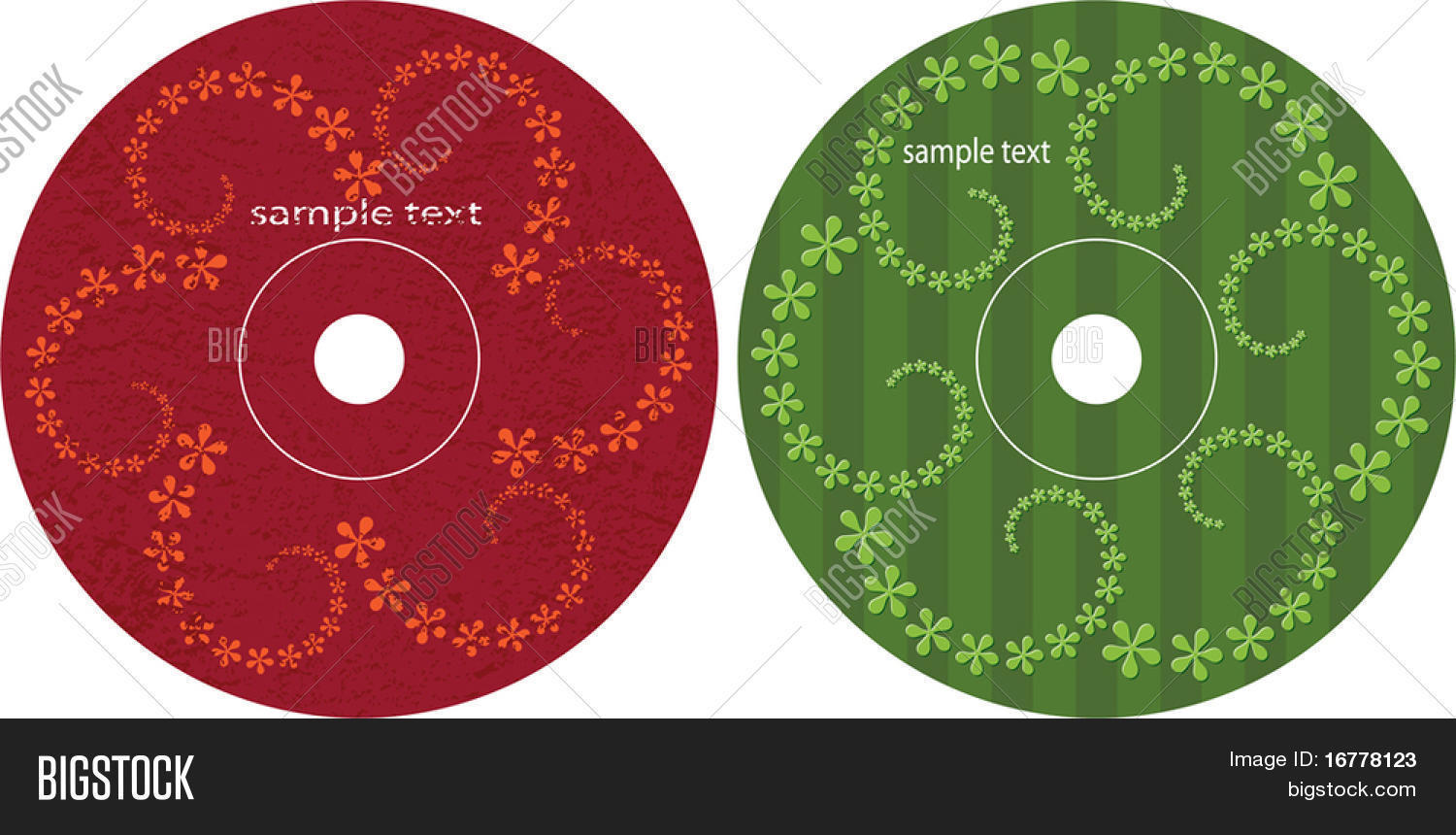 CD - DVD Label Design Vector & Photo (Free Trial) | Bigstock