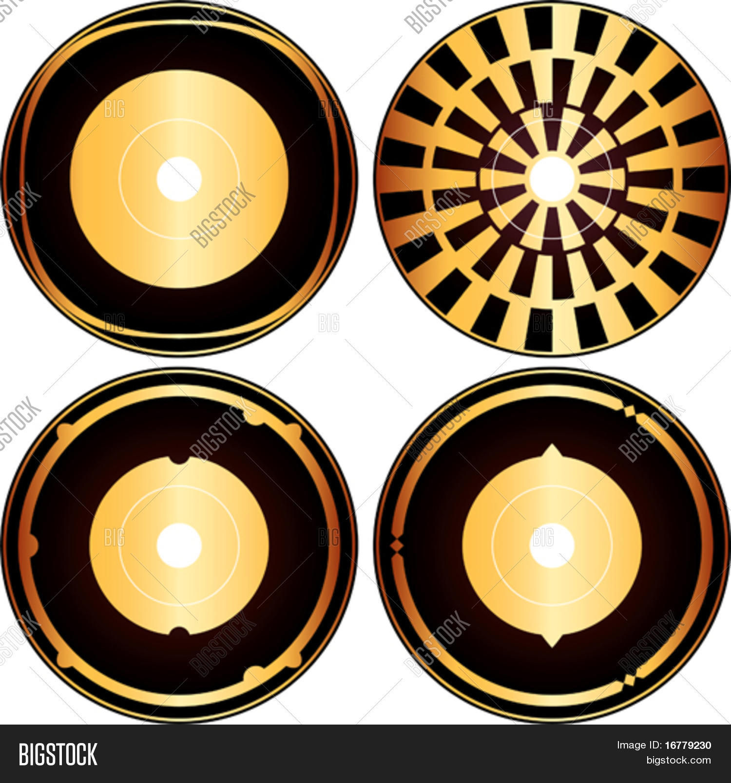 CD - DVD Label Design Vector & Photo (Free Trial) | Bigstock