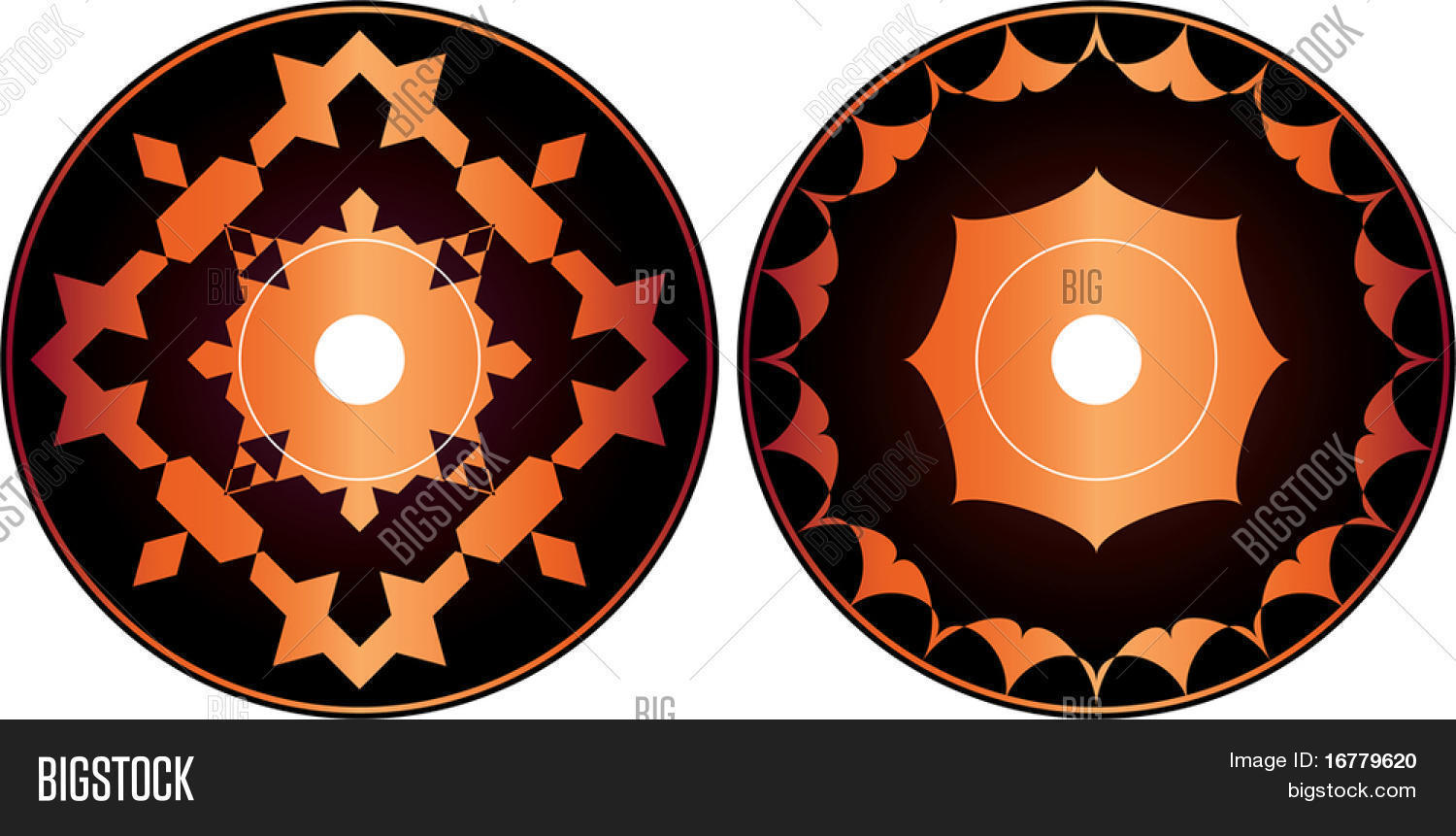 CD - DVD Label Design Vector & Photo (Free Trial) | Bigstock