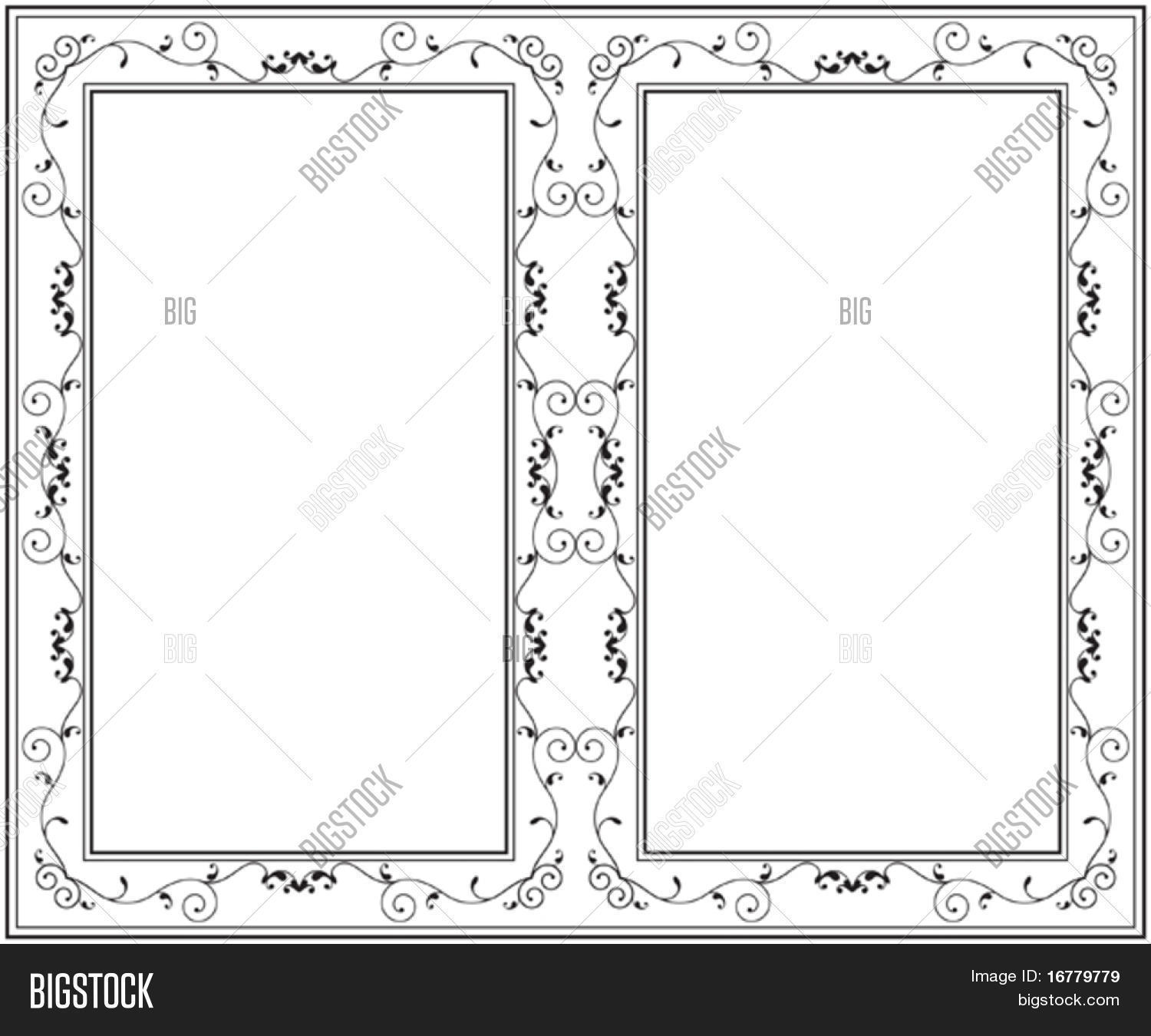 Dual Border, Frame Vector & Photo (Free Trial) | Bigstock