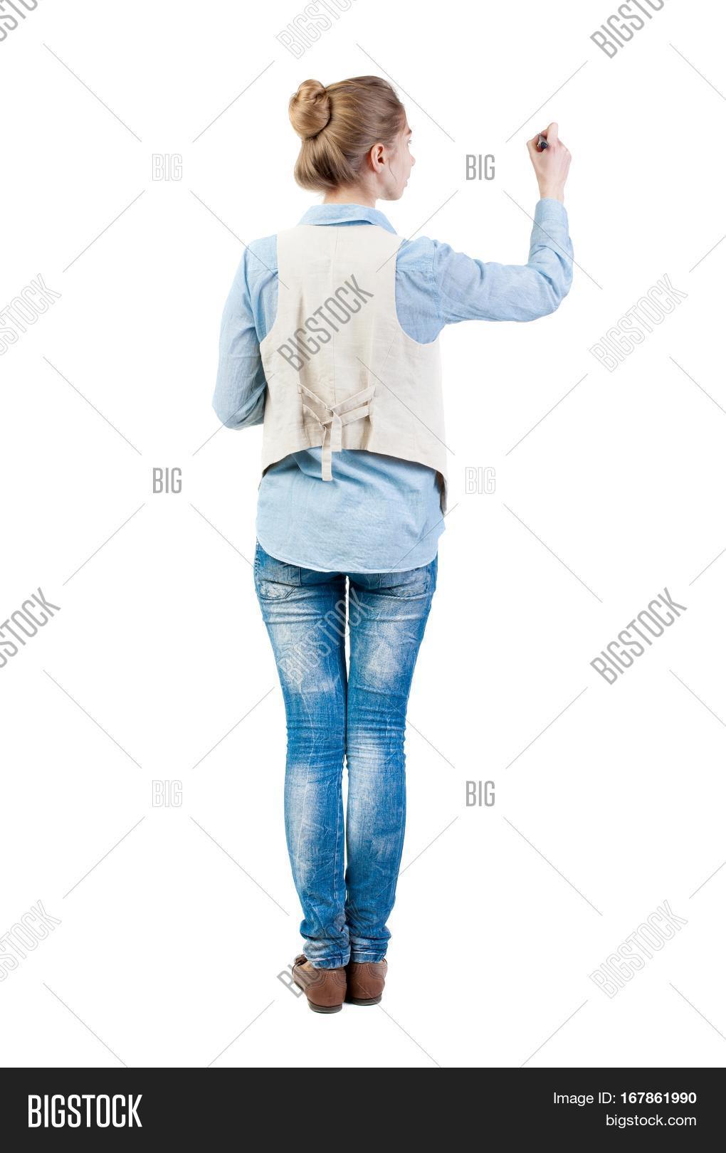 Back View Writing Image & Photo (Free Trial) | Bigstock