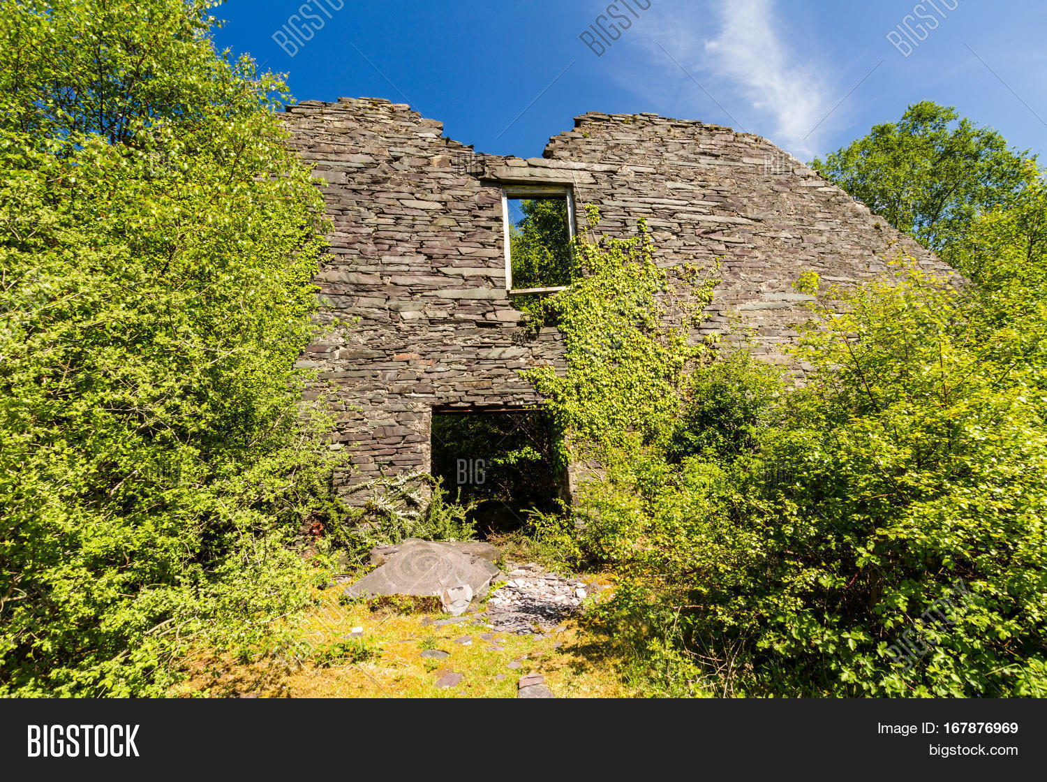 Gable End Ruined Slate Image & Photo (Free Trial) | Bigstock