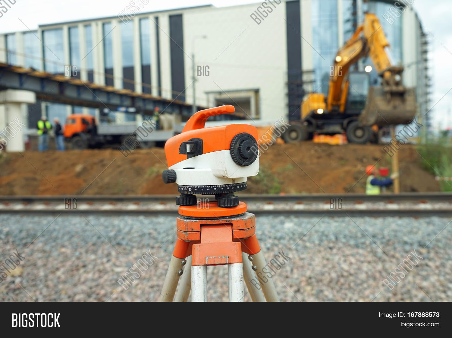 Orange Theodolite, Image & Photo (Free Trial) | Bigstock