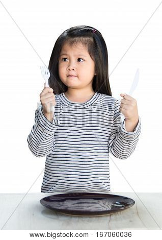 Funny Little Girl Fork Image & Photo (Free Trial) | Bigstock
