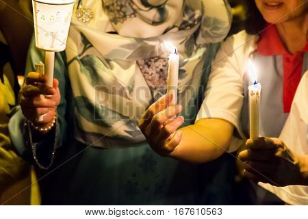 People Holding Candle Image & Photo (Free Trial) | Bigstock