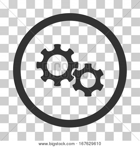 Gears Rounded Icon. Vector & Photo (Free Trial) | Bigstock