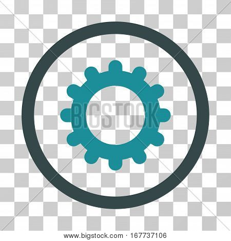 Gear Rounded Icon. Vector & Photo (Free Trial) | Bigstock