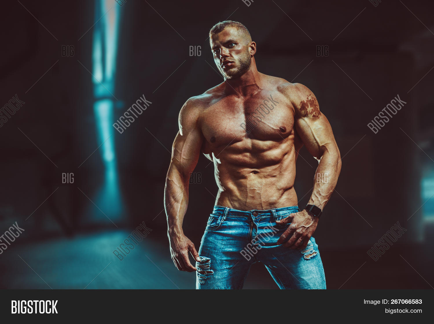 Young Strong Man Image & Photo (Free Trial) | Bigstock