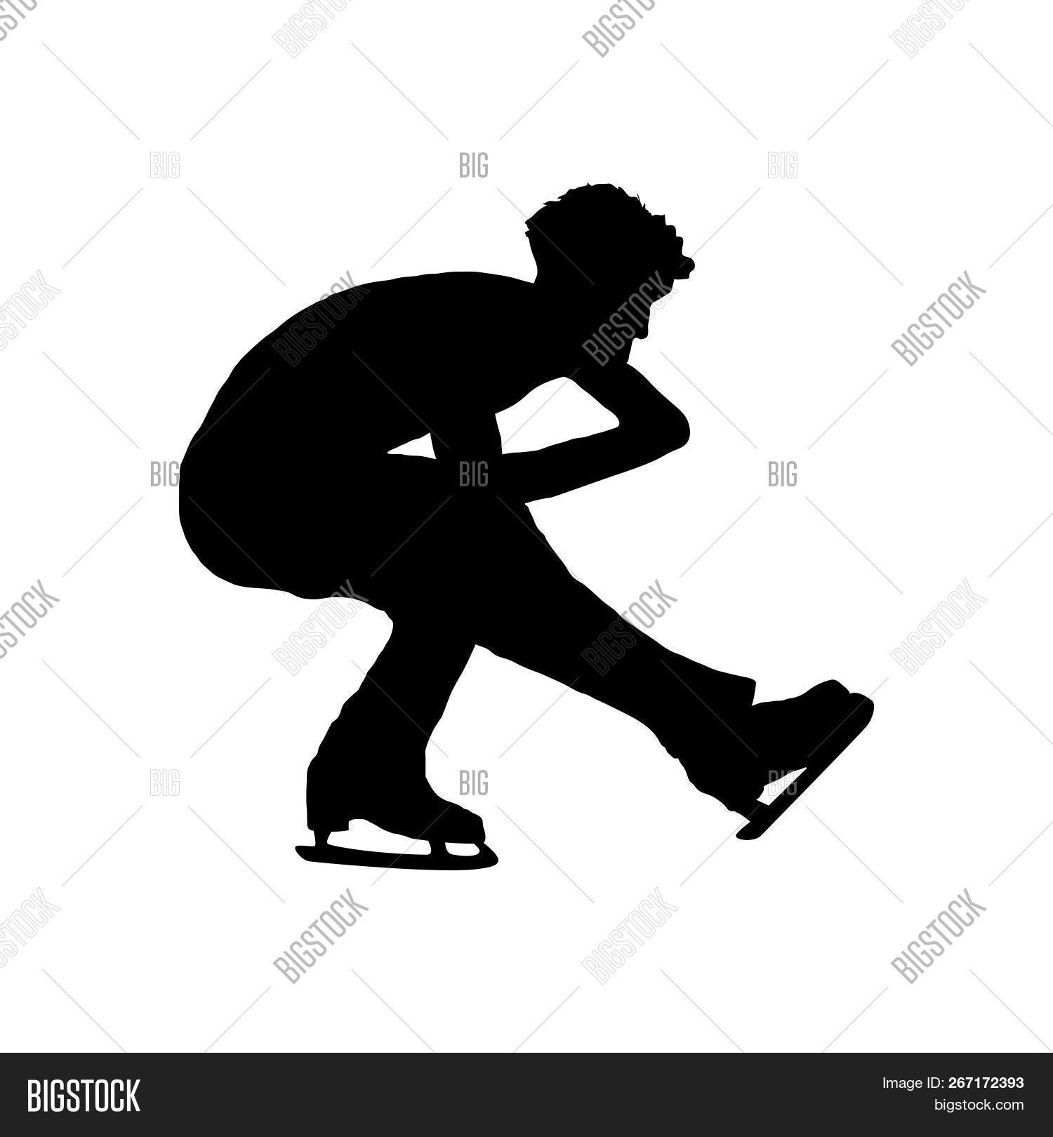 Figure Skate Man Vector & Photo (Free Trial) | Bigstock