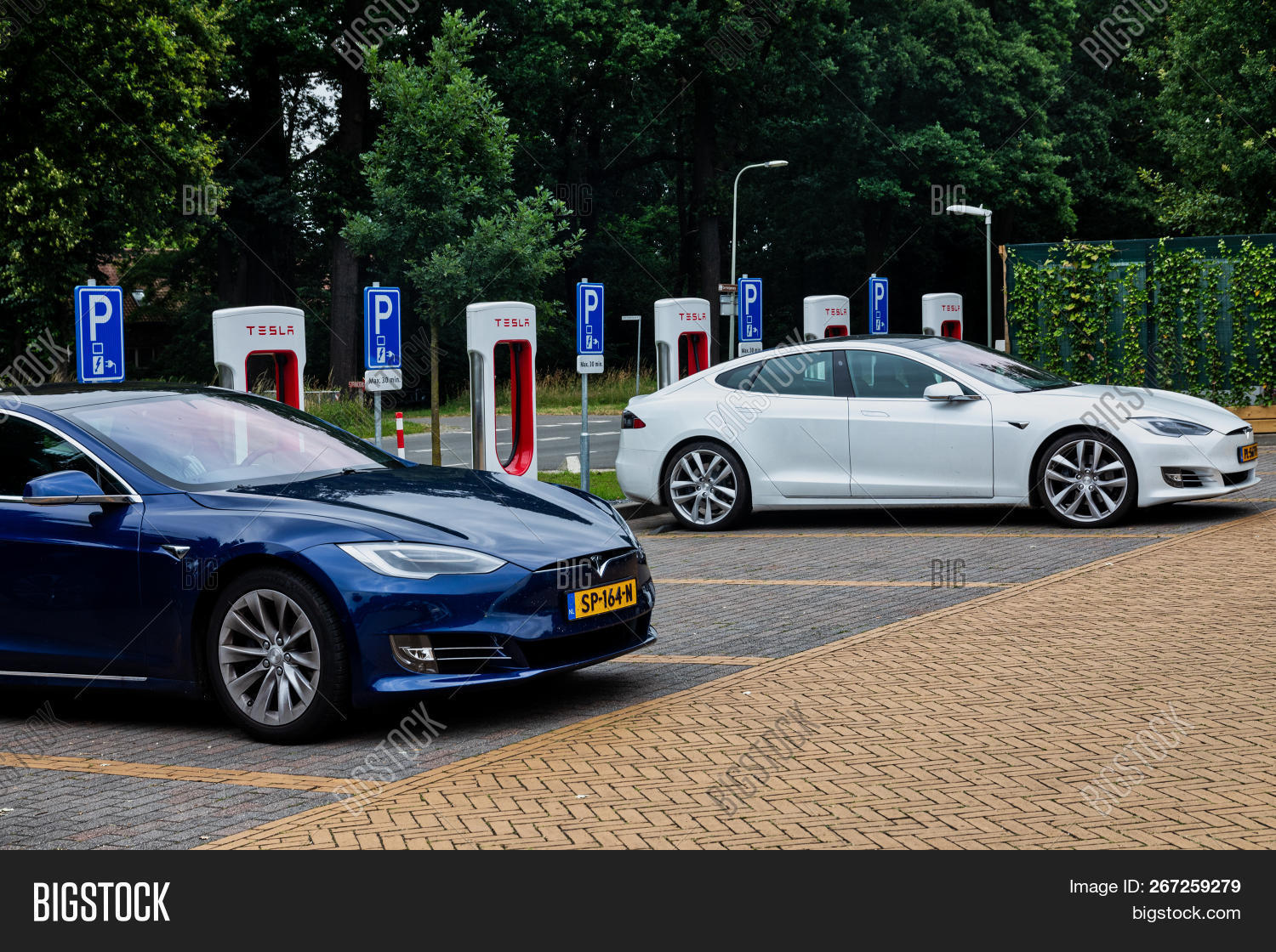 Tesla Supercharger Image & Photo (Free Trial) | Bigstock