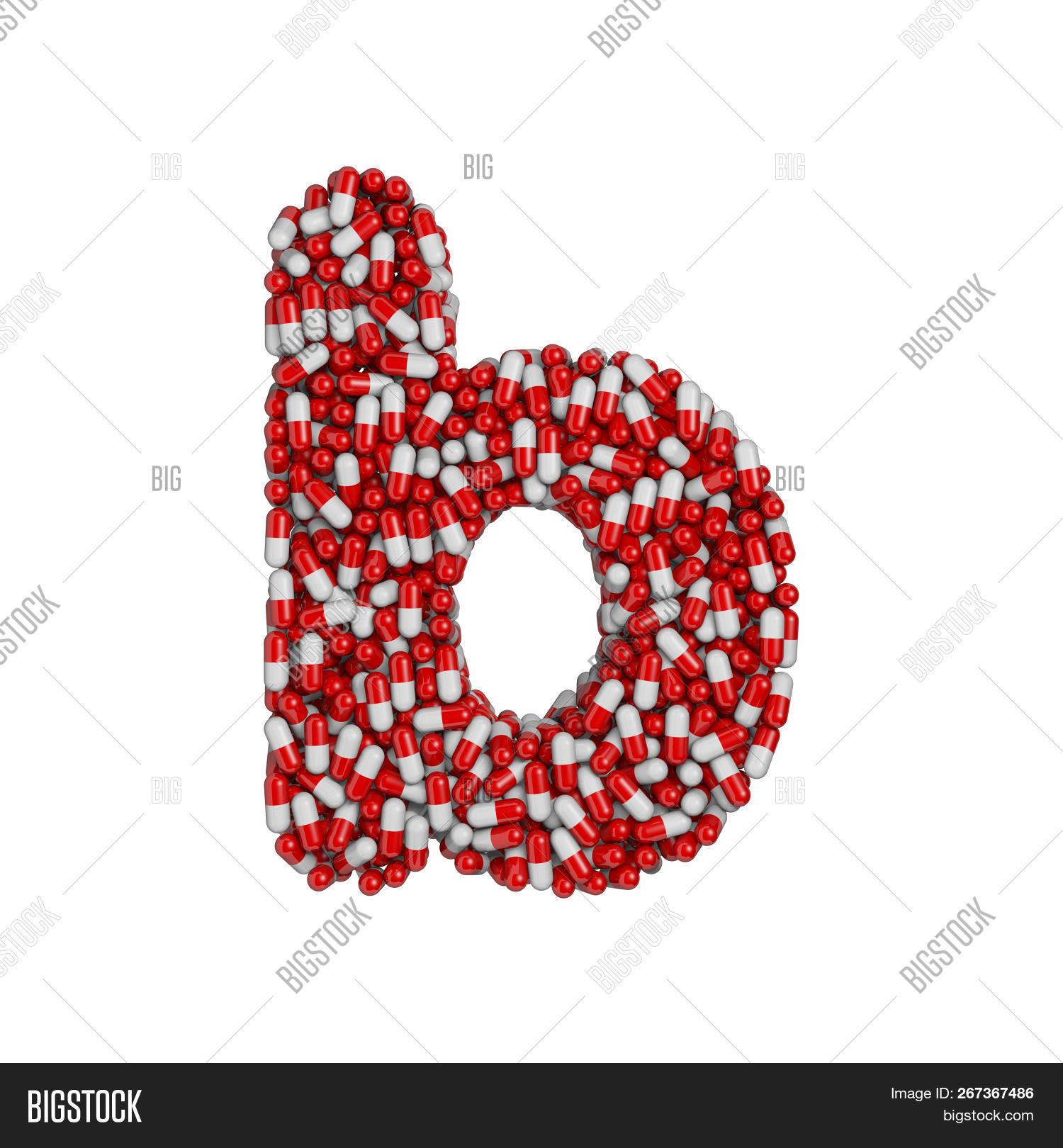 Pills Letter B - Lower Image & Photo (Free Trial) | Bigstock