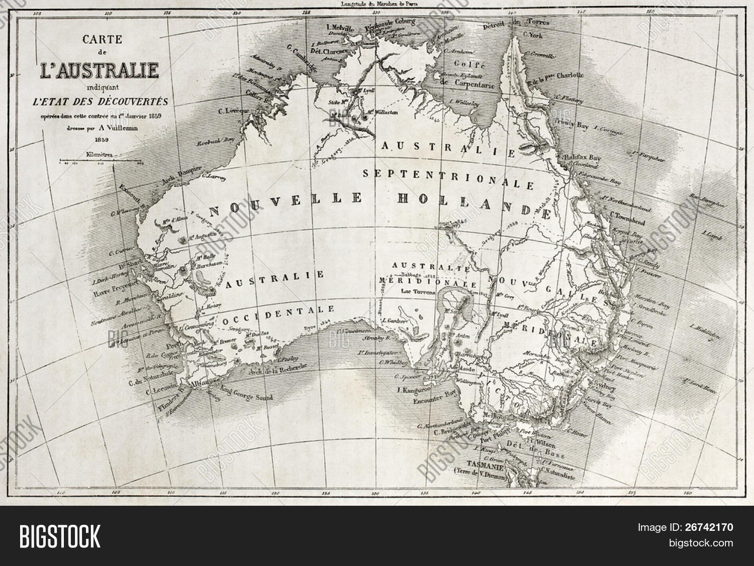 Australia Old Map. Image & Photo (Free Trial) | Bigstock