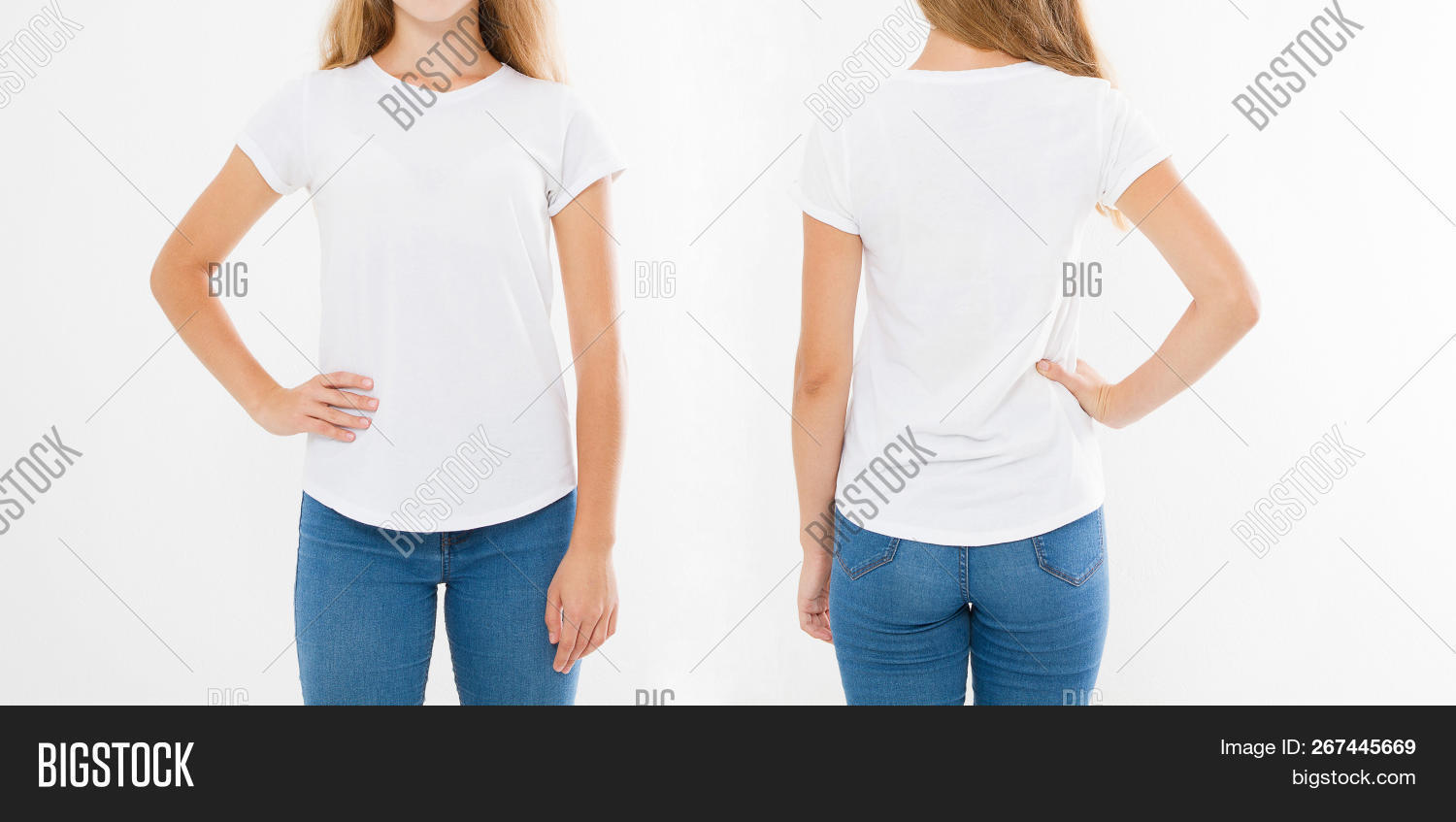 Front Back Views Young Image & Photo (Free Trial) | Bigstock