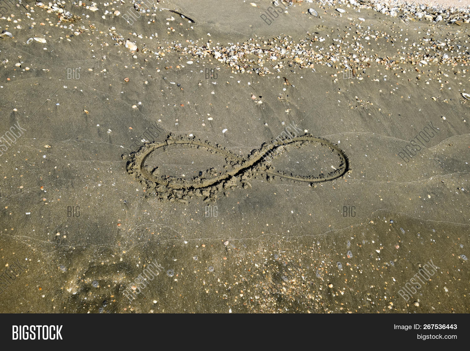 Sign Infinity On Sea. Image & Photo (Free Trial) | Bigstock