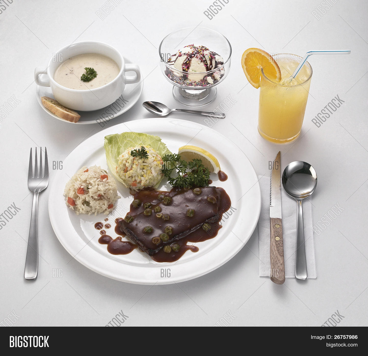 Set Lunch Ready Serve Image & Photo (Free Trial) | Bigstock
