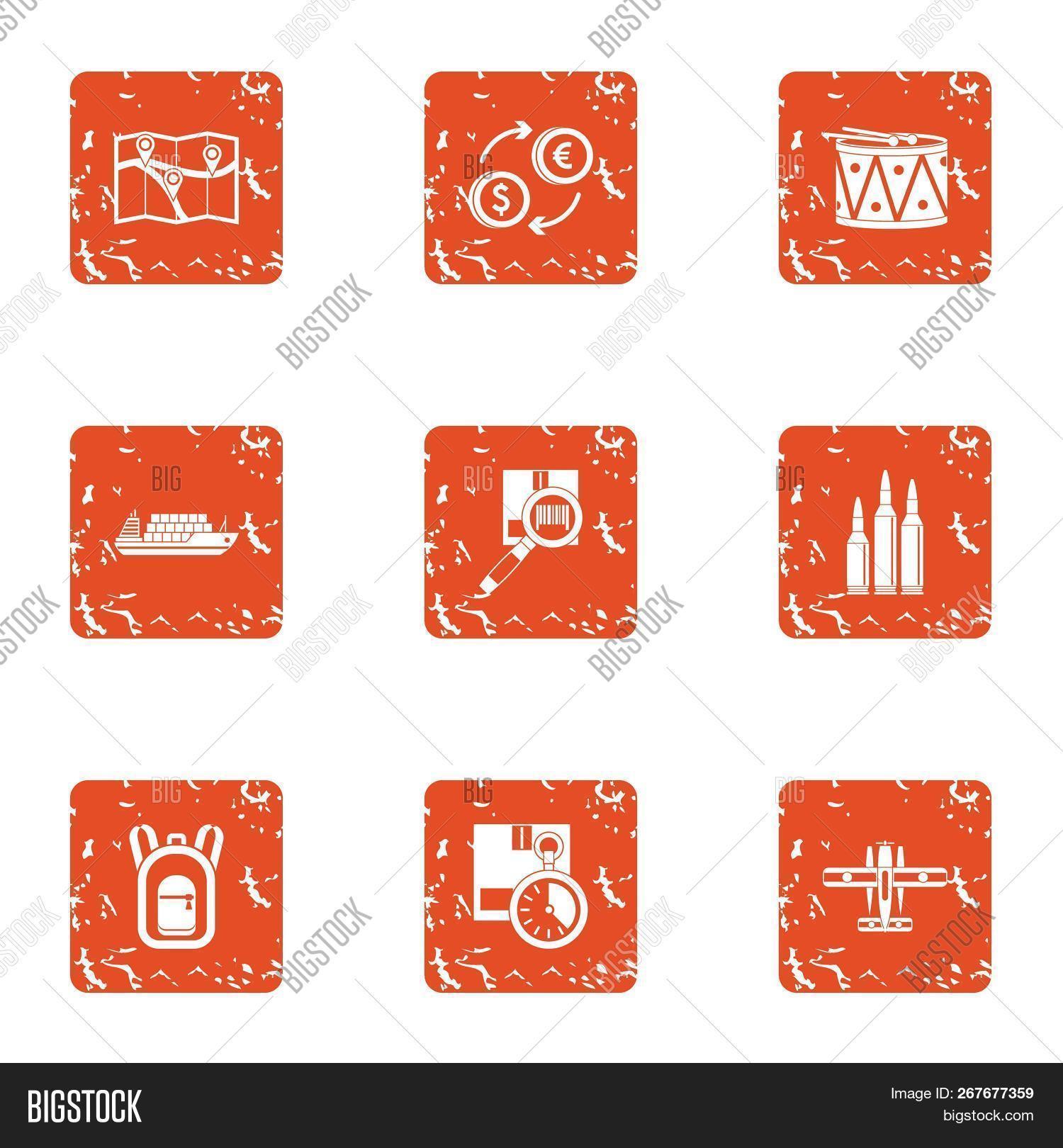 Finding Ways Icons Set Image & Photo (Free Trial) | Bigstock