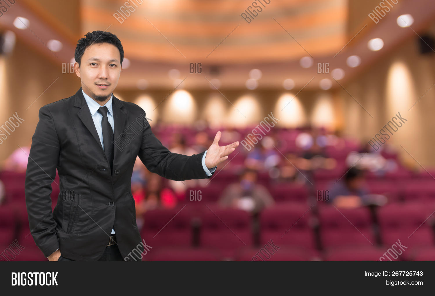 Businessman Welcoming Image & Photo (Free Trial) | Bigstock