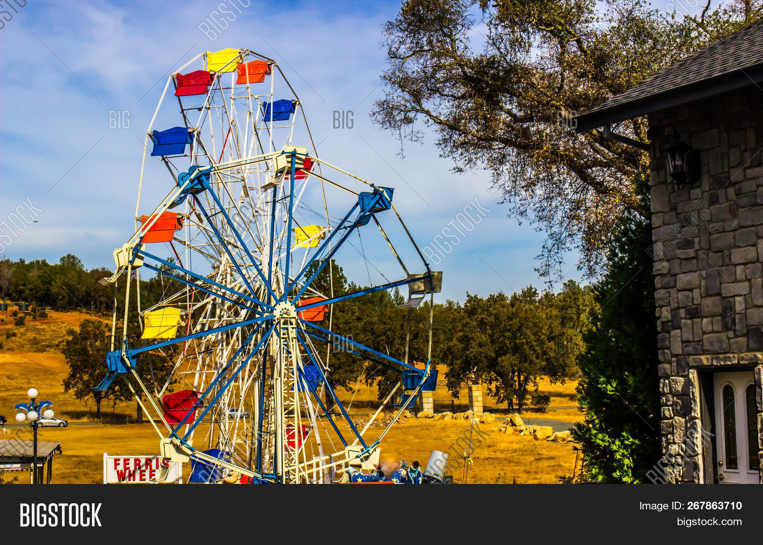 Two Old Ferris Wheels Image & Photo (Free Trial) | Bigstock