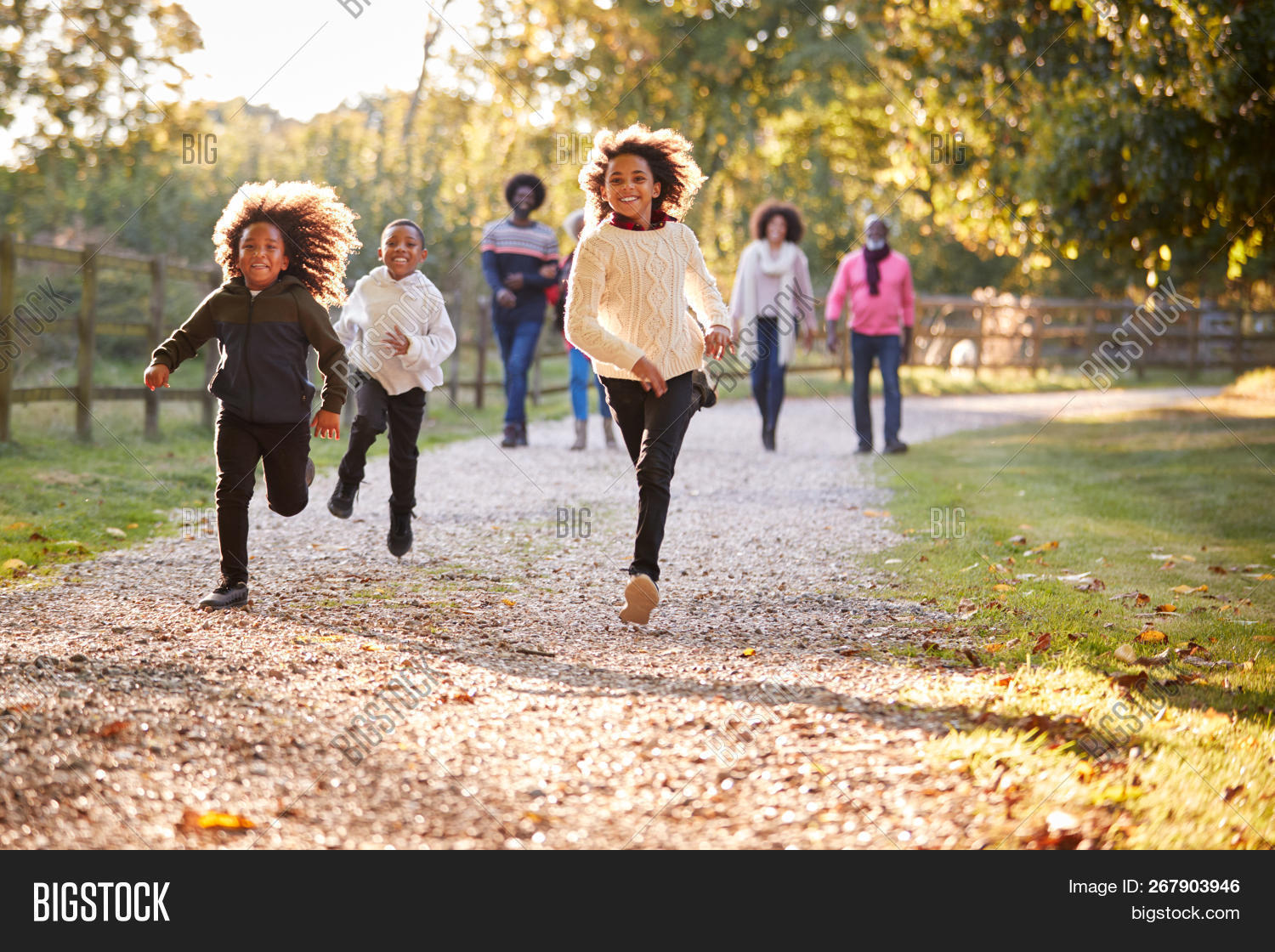 Children Running Ahead Image & Photo (Free Trial) | Bigstock