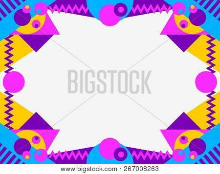 Memphis Style Frame. Vector & Photo (Free Trial) | Bigstock