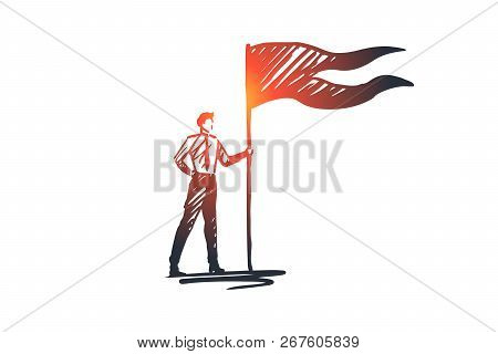 Goals, Flag, Winner, Vector & Photo (Free Trial) | Bigstock