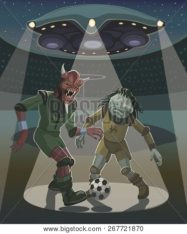 Aliens Came Stadium Vector & Photo (Free Trial) | Bigstock