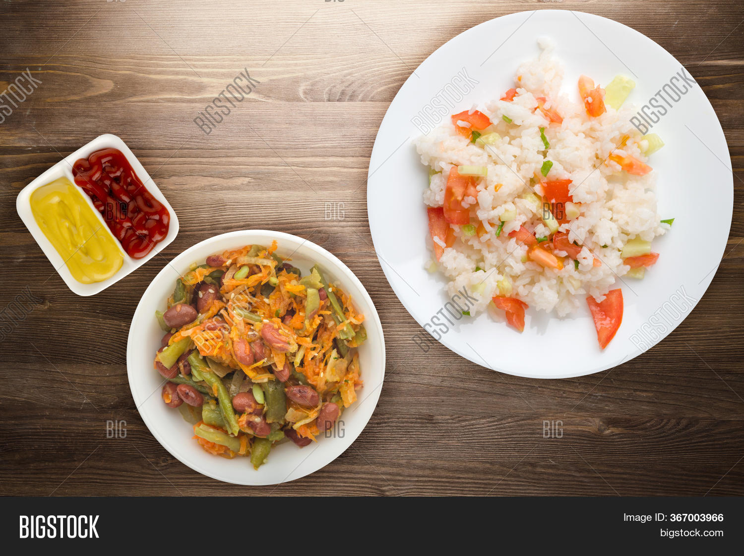 White Rice On White Image & Photo (Free Trial) | Bigstock