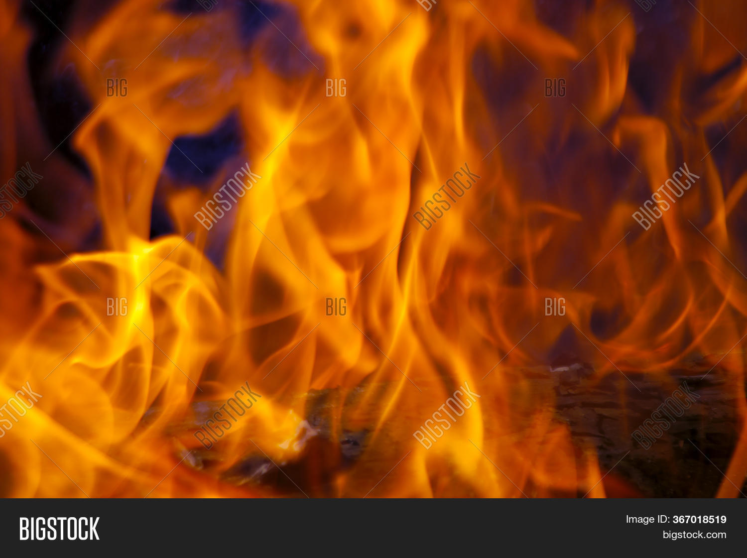 Fire Burning Flames Image & Photo (Free Trial) | Bigstock