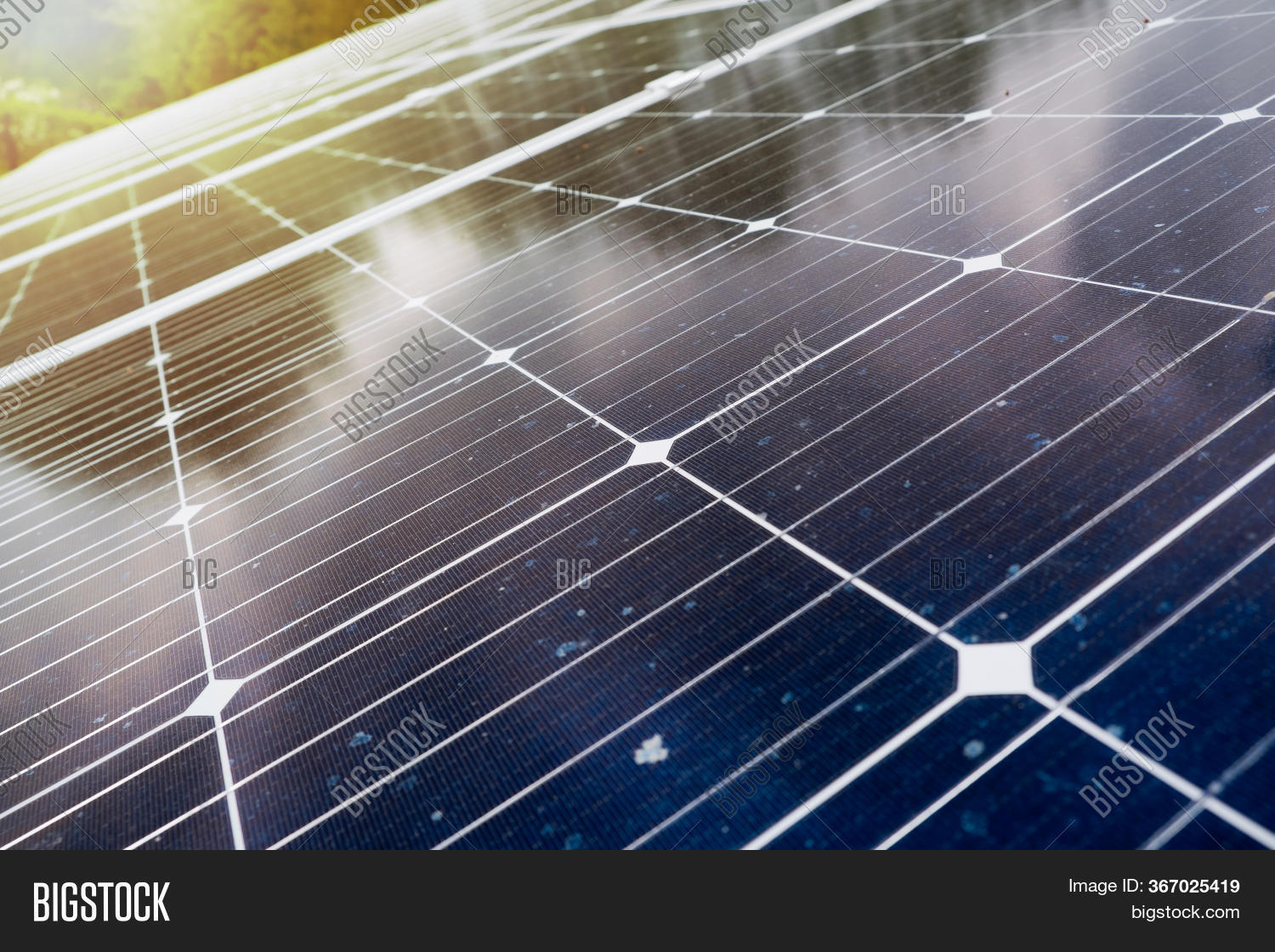 Solar Panels On Sunny Image & Photo (Free Trial) | Bigstock