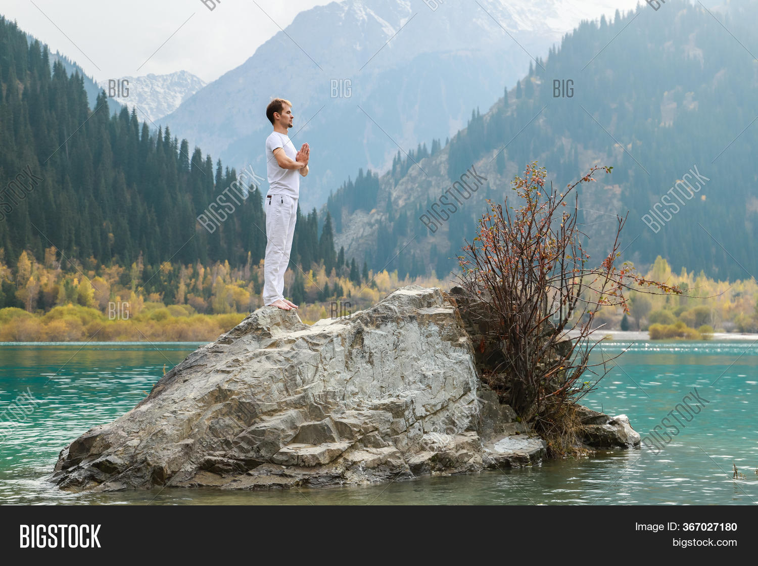 Man Samasthiti Pose On Image & Photo (Free Trial) | Bigstock