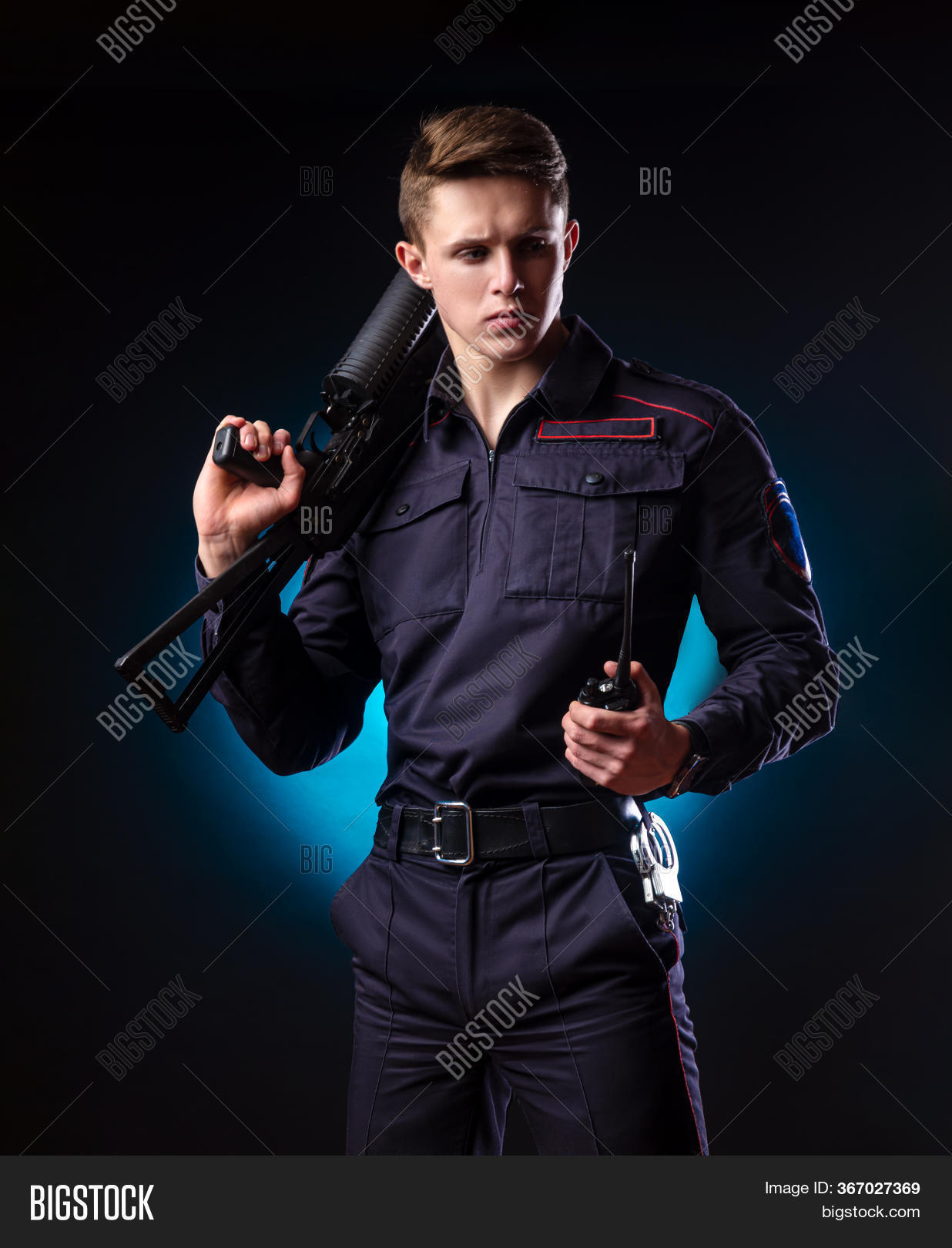 Handsome Guy Police Image & Photo (Free Trial) | Bigstock