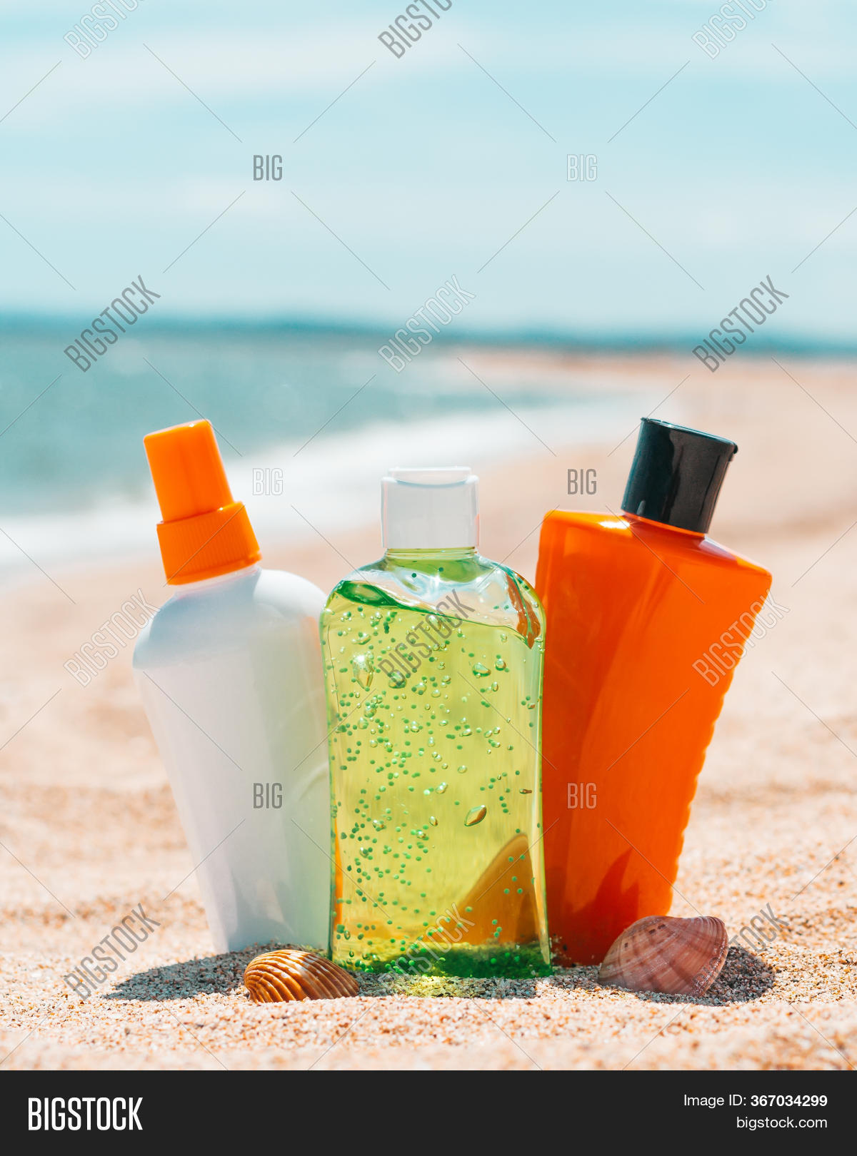 Bottles Sun Protection Image & Photo (Free Trial) | Bigstock