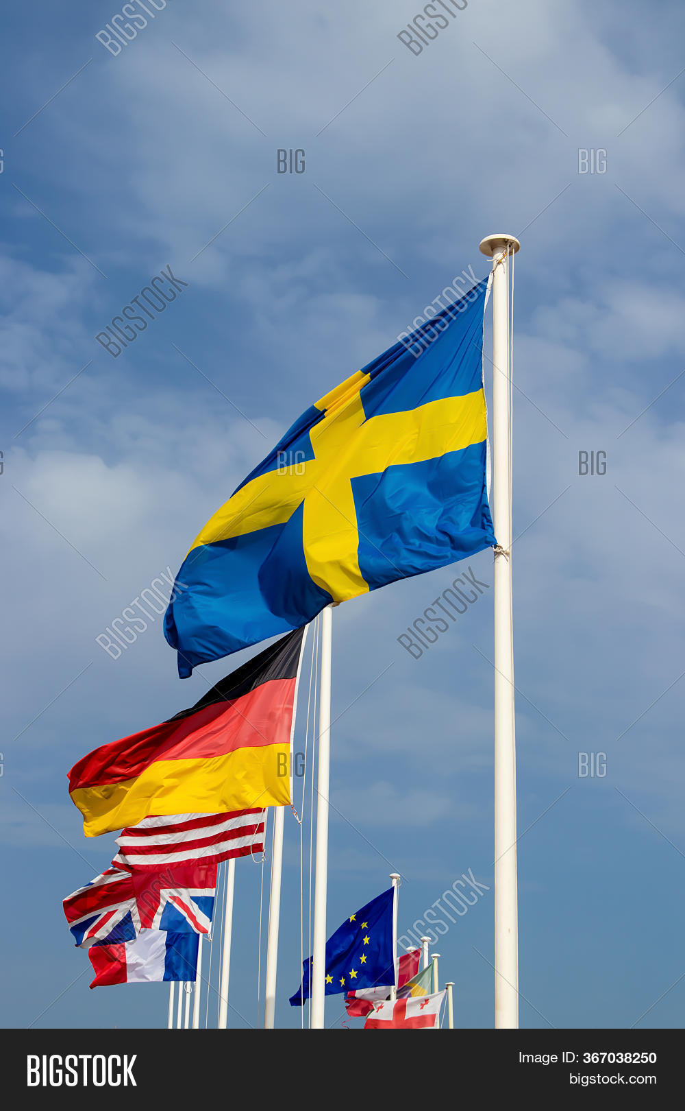 Flags Denmark, Norway Image & Photo (Free Trial) | Bigstock