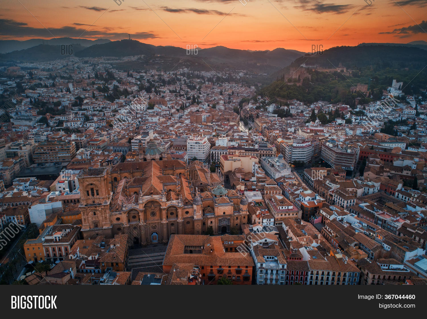 Alhambra Aerial View Image & Photo (Free Trial) | Bigstock