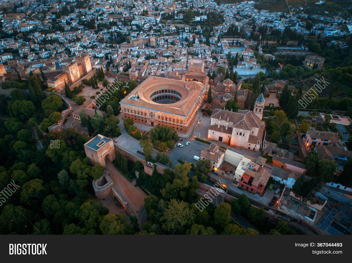 Alhambra Aerial View Image & Photo (Free Trial) | Bigstock