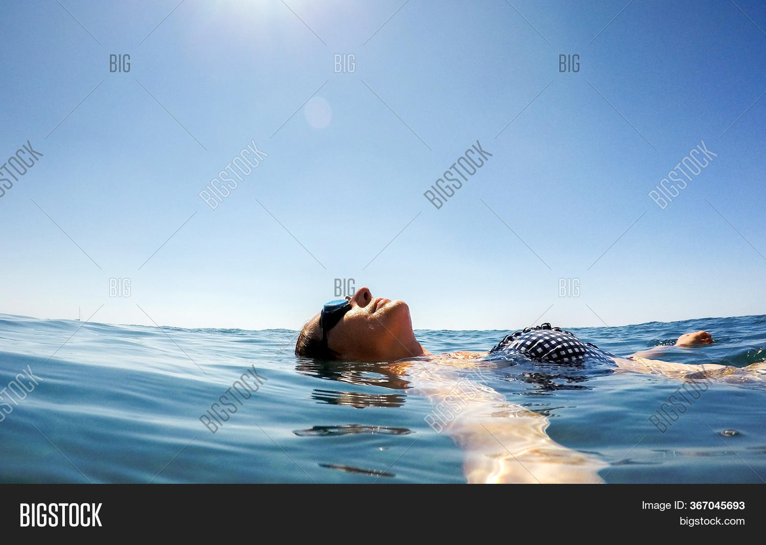Woman Floating On Image & Photo (Free Trial) | Bigstock