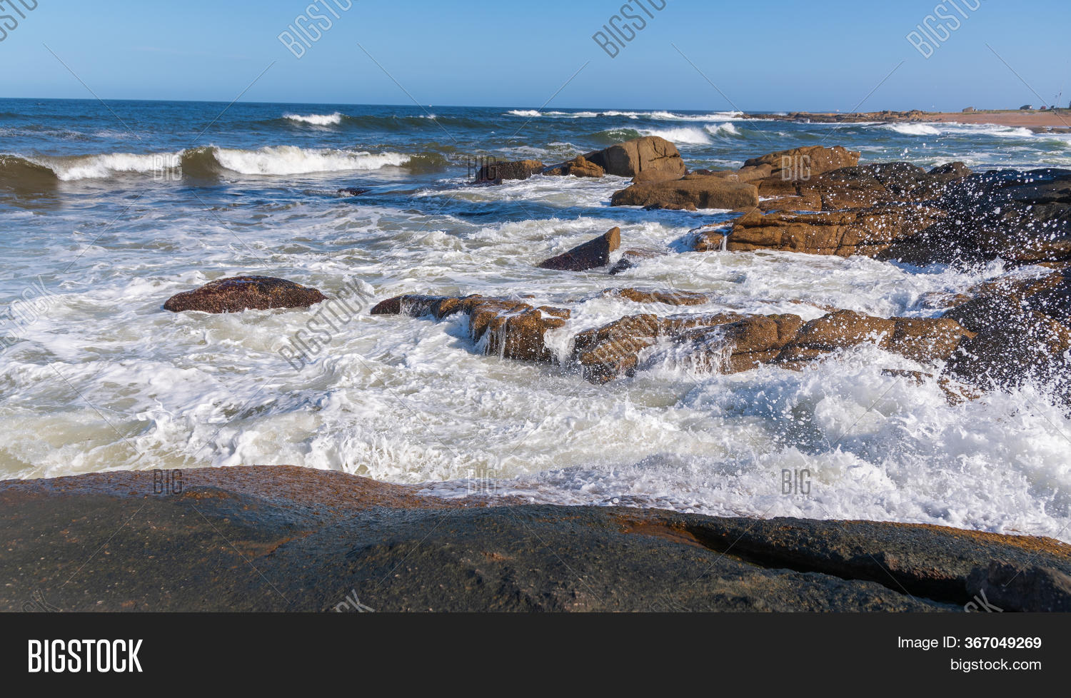 Rocks On Oceanic Coast Image & Photo (Free Trial) | Bigstock