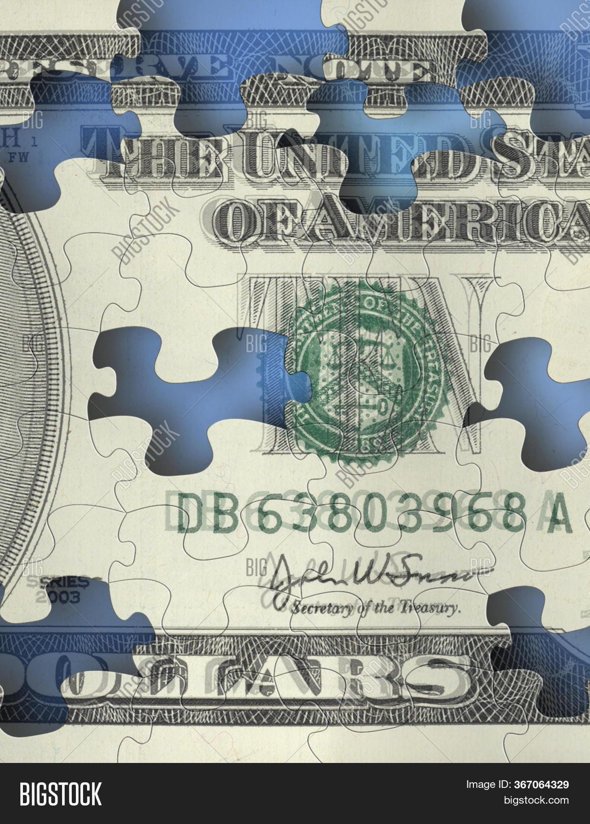 Money Puzzle. US Image & Photo (Free Trial) | Bigstock