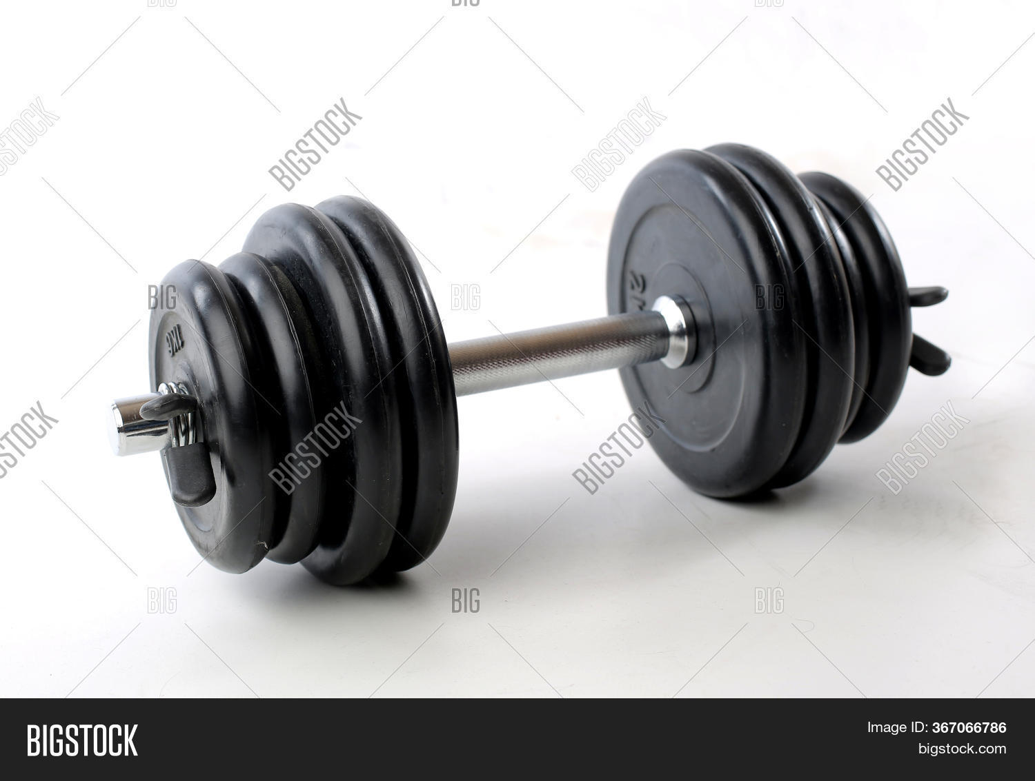 Isolated Dumbbell On Image & Photo (Free Trial) | Bigstock